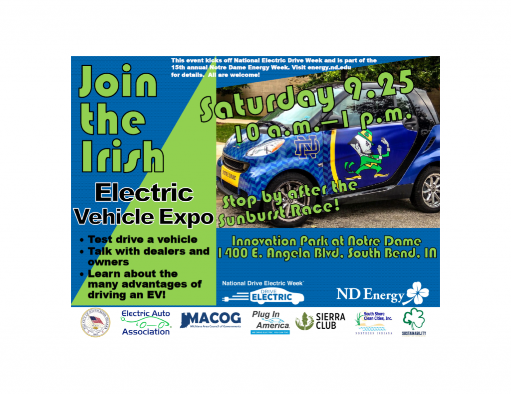 September 25, 2021 – MACOG NDEW Ride & Drive – Notre Dame – Drive Clean ...