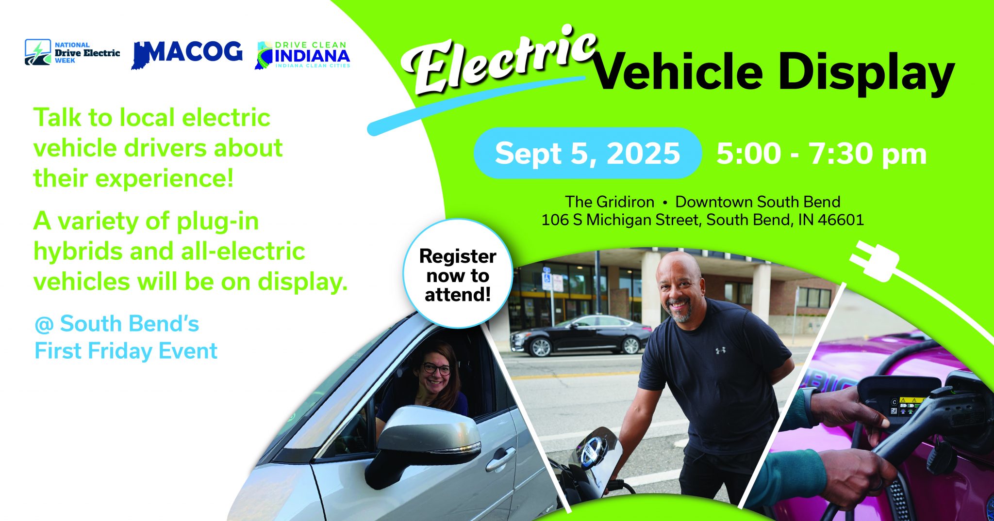 September 5, 2025 – National Drive Electric Month Event: EV Display at ...